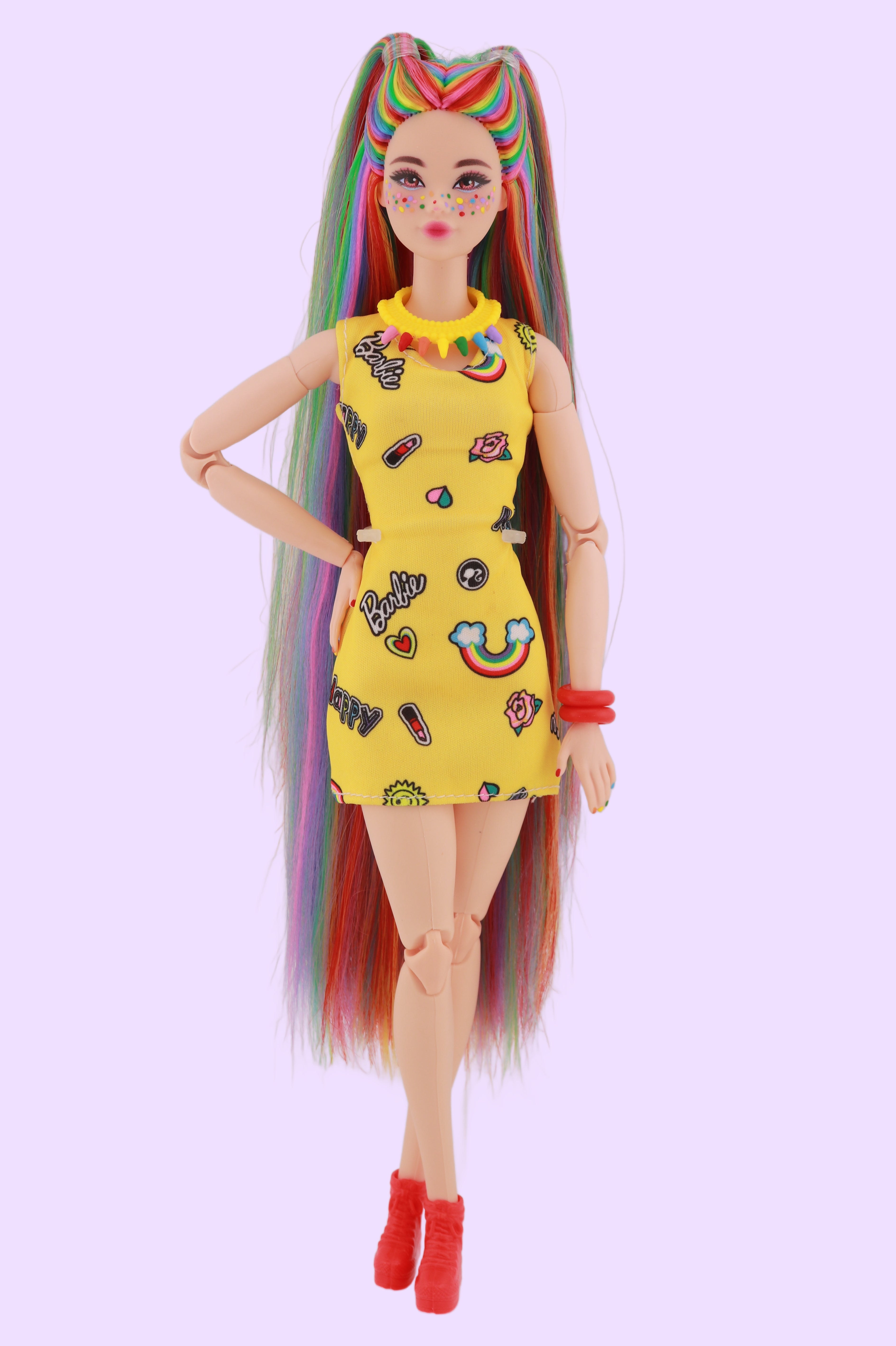 OOAK Rainbow Power Odile Barbie – Twiggy's Doll Hospital